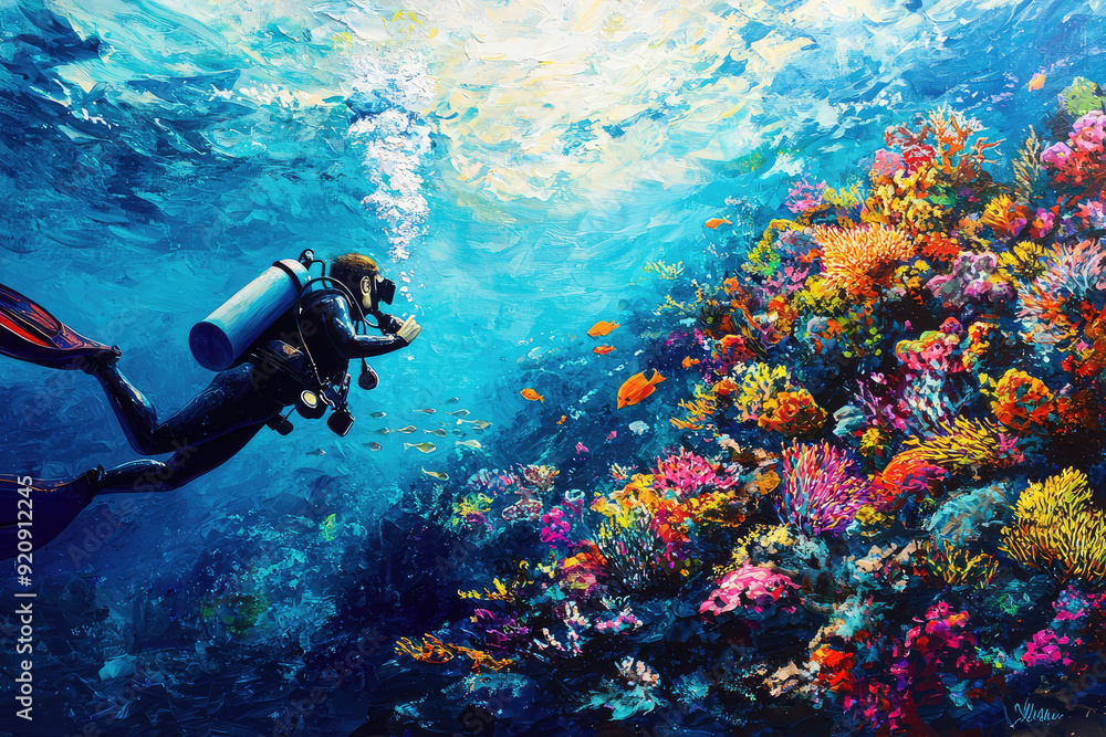 Diving Into an Underwater Wonderland: A Scuba Diver's Journey Through ...