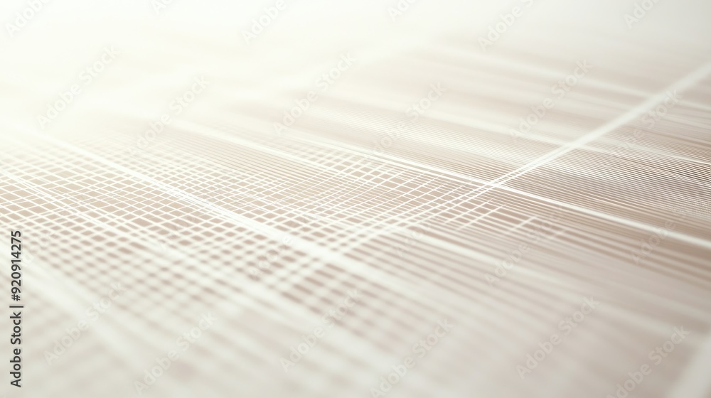 Contemporary abstract line paper background with a grid of thin ...