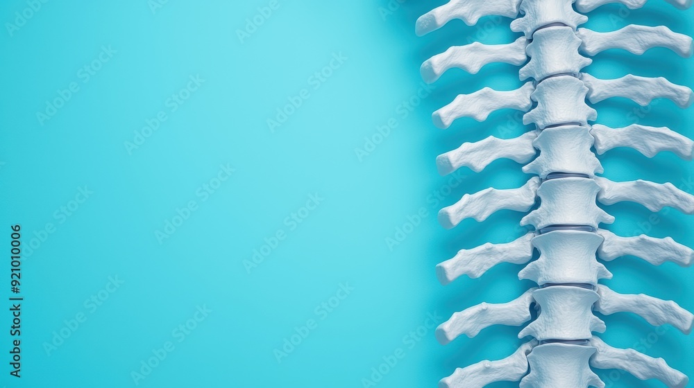 Spine Curvature and Posture Alignment Health - Medical Concept with ...