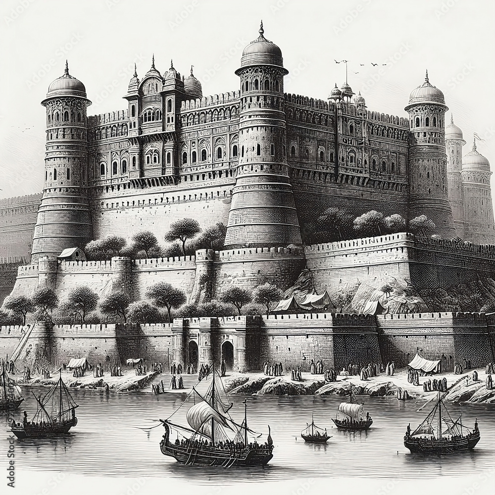 Exploring the Architectural Marvels of Bastion Forts, generative AI ...