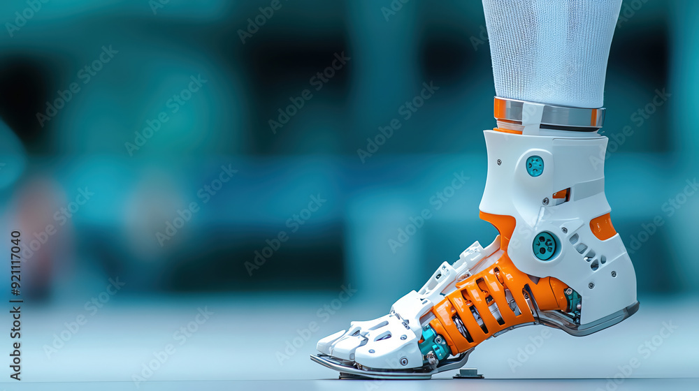 current artificial leg in use by a patient, cuttingedge prosthetic ...