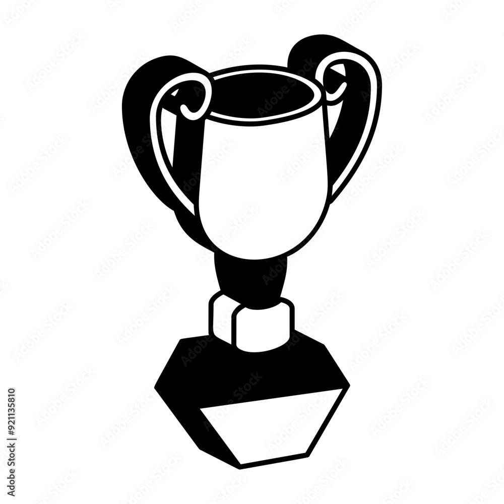 muscular title of honor vector icon design, token of recognition symbol ...
