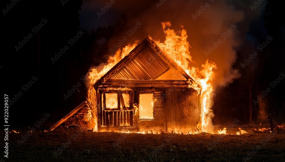 "Nightfall Inferno: The Accidental Blaze that Consumed the Wooden ...