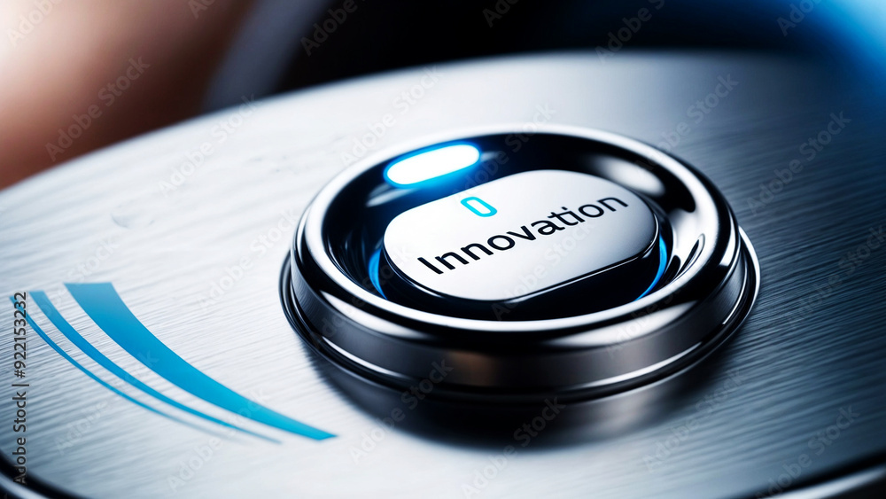 3d render illustration of a close-up of a control panel with an ...