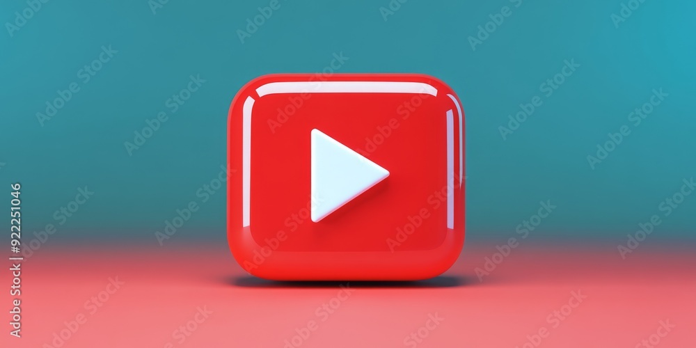 Explore the iconic red YouTube play button, a powerful symbol ...