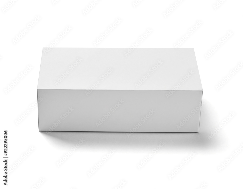 white box package mock up template product background design container ...
