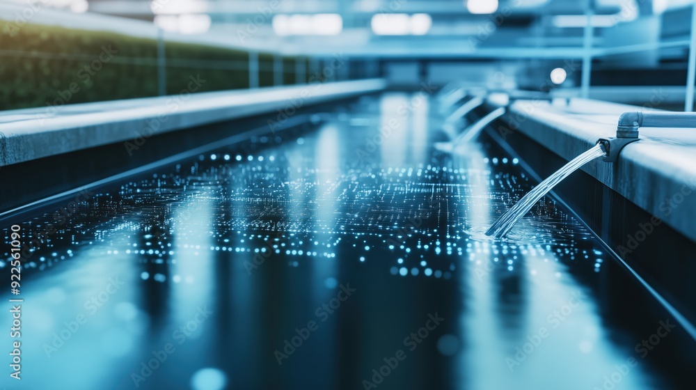 Smart leak detection, sustainable water management. Digital drop ...