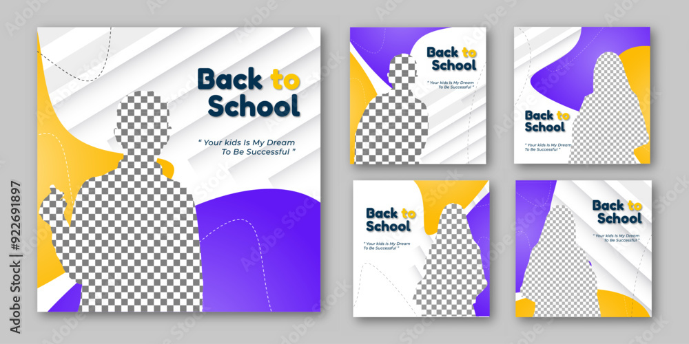 Back to school Collection Five study abroad education backgrounds ...
