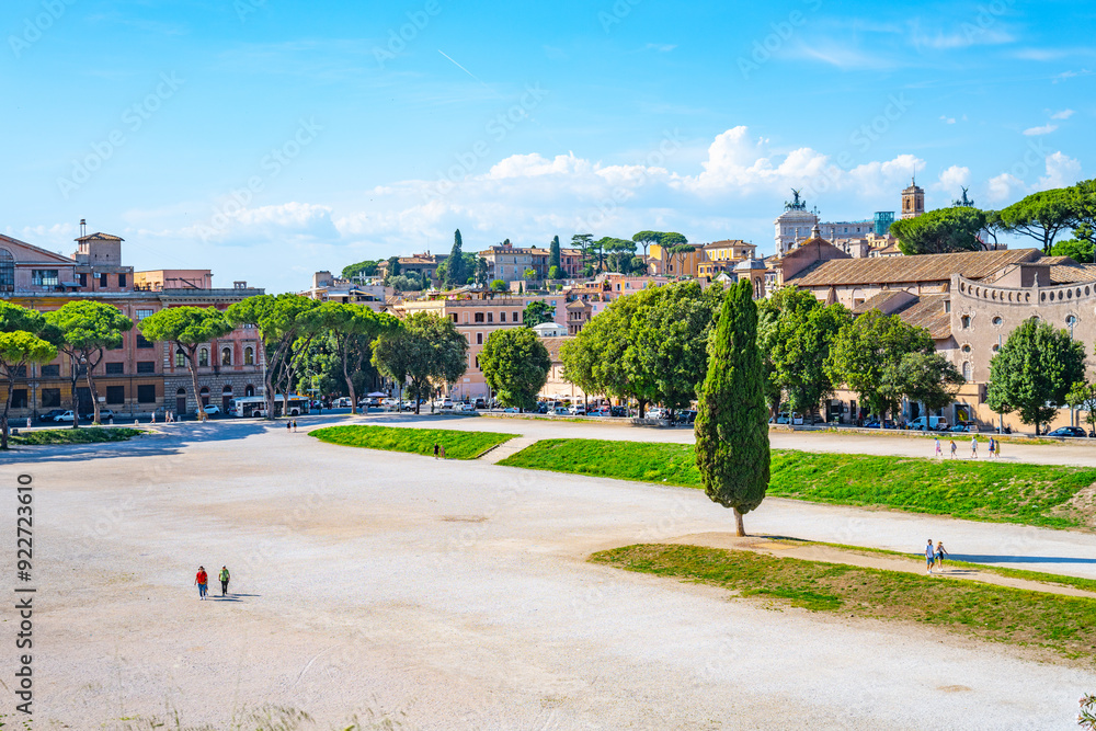 The Circus Maximus, Italian: Circo Massimo, an ancient Roman chariot ...