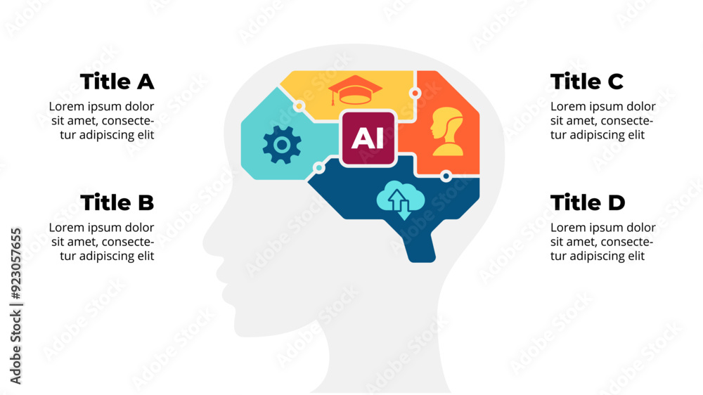 Artificial Intelligence Infographic. Ppt Slide Presentation Template ...