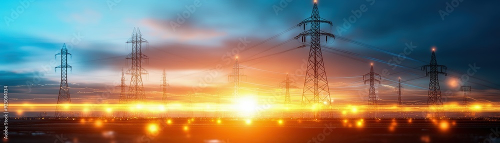 State-of-the-art power grid interface featuring data analysis ...