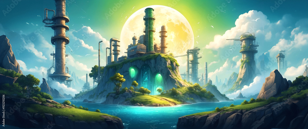 World Environment and Earth Day Concept with Colorful Globe and Eco ...