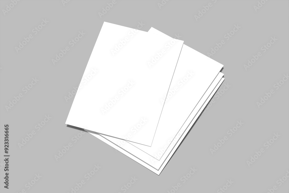 A4 Flyer Blank Mockup Stock Photo | Adobe Stock