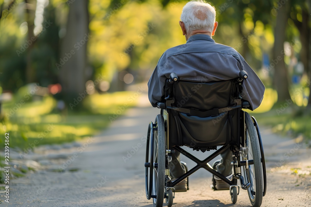 person, wheelchair, adult, disability, care, old, lifestyle, elderly ...