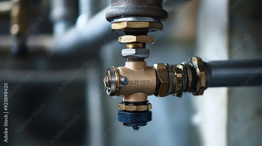 practical float valve mechanism in a water tank, regulating water ...