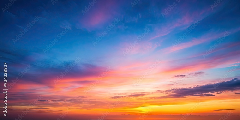 Gradient sky texture with soft pastel hues fading into darkness after ...