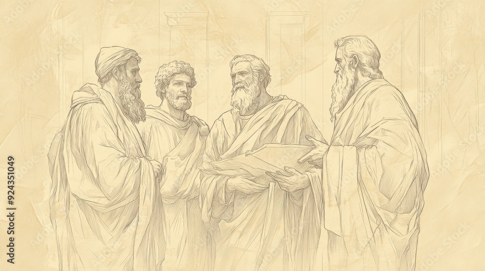 Bible Wall Art of Leviticus, The Ordination of Aaron and His Sons ...