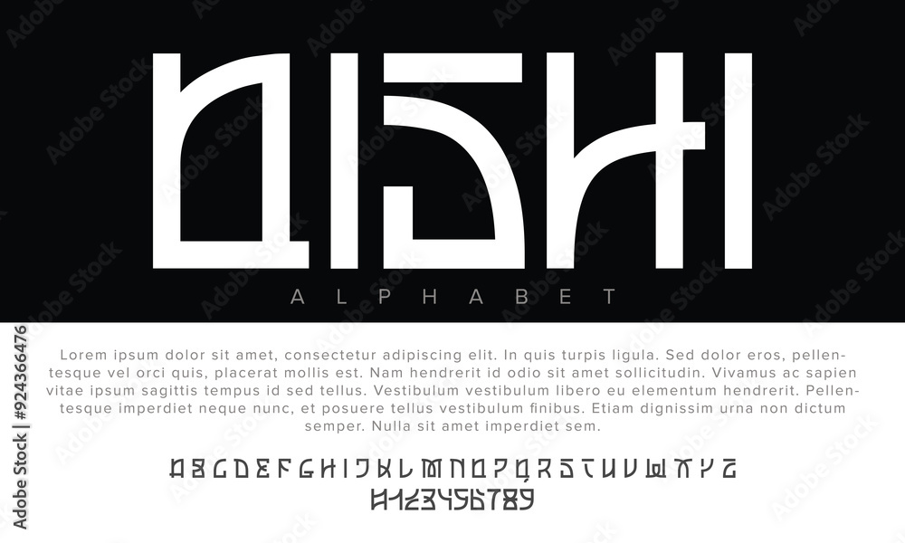 Luxury OISHI alphabet letters font for logo Stock Vector | Adobe Stock