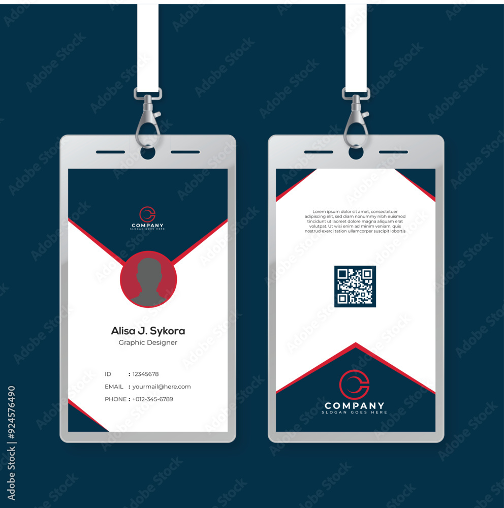 corporate id card design template, corporate id card template, best id ...
