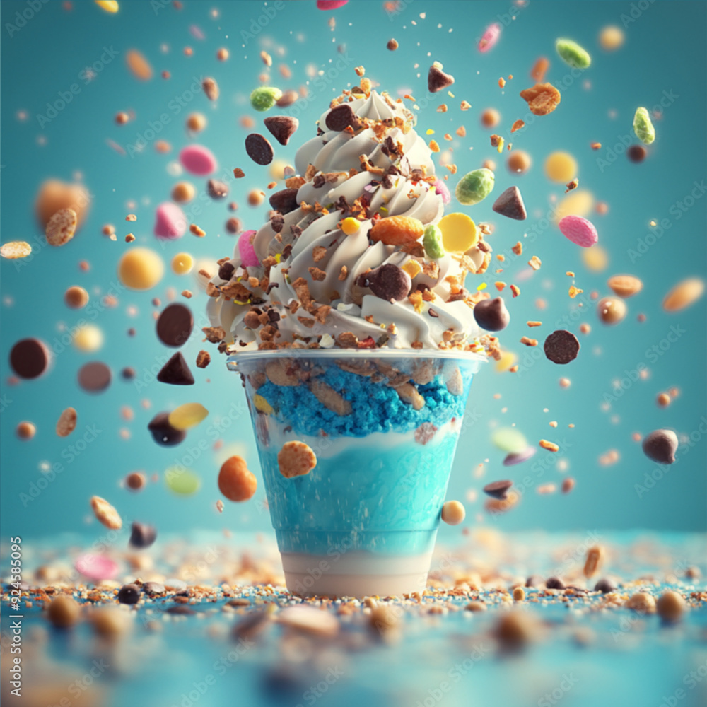 Choc Chip, Peppermint crisp, crushed peanuts, smarties and caramel ...