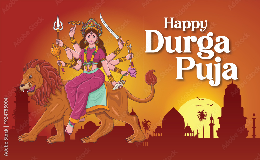 goddess durga, hindu goddess, indian mythology, deity, divine, powerful ...