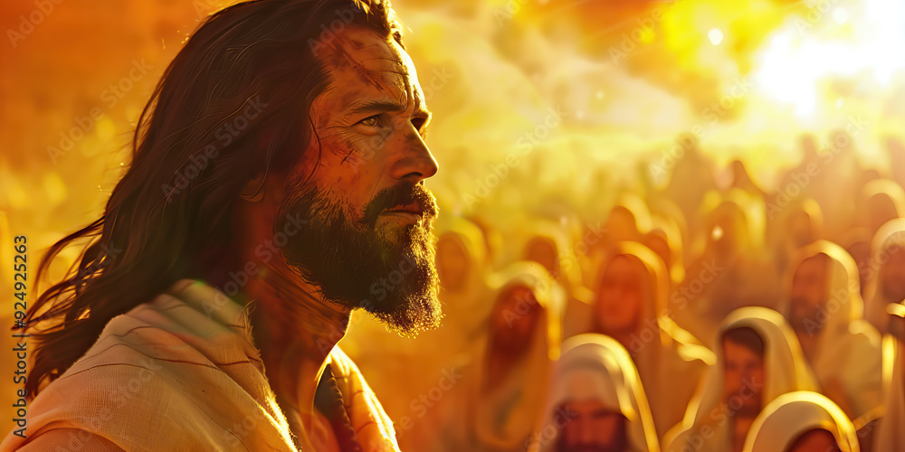 The Second Coming: The Glorious Return of Christ - Visualize a scene of ...