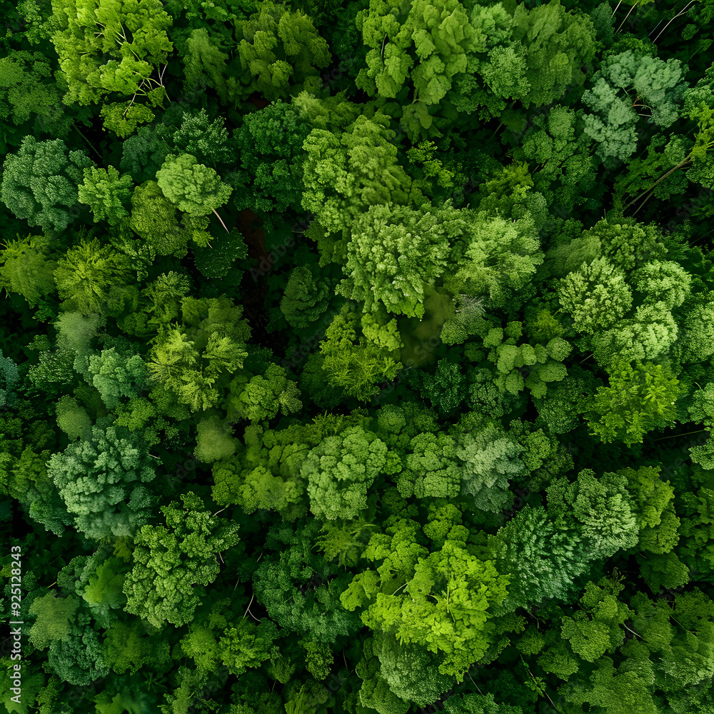 Lush green forest canopy photographed in crystal-clear 4K resolution, ready for your wallpaper ...