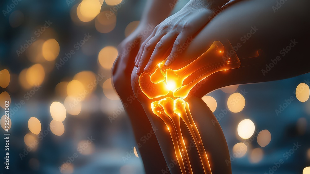 Chronic joint pain in the knees and elbows, commonly associated with ...