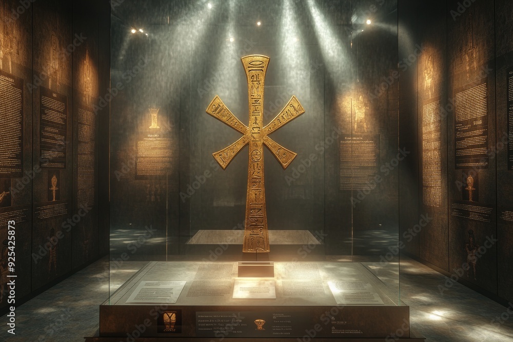 Ankh Museum Display Ancient Egyptian, Coptic Christianity Religion ...