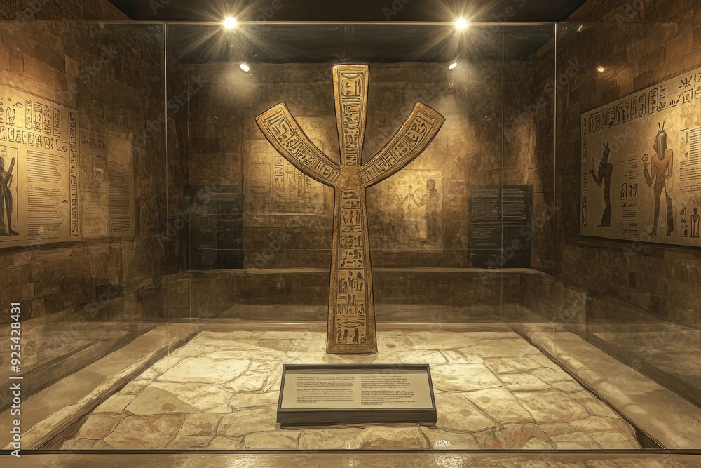 Ankh Museum Display Ancient Egyptian, Coptic Christianity Religion ...