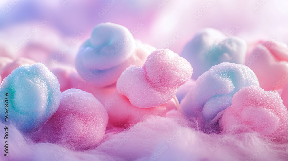 Pastel neon cotton candy backdrop featuring a candy floss texture Stock ...