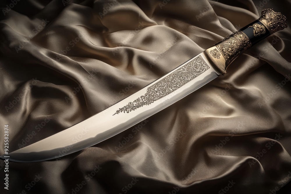 Sikh Kirpan Ceremonial Blade Sikhism Religion Spiritual Symbol Stock ...