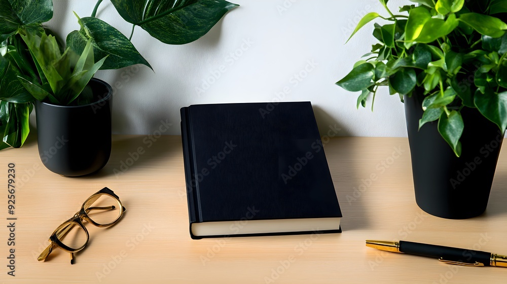 Minimalist book cover with a single bold geometric shape centered ...