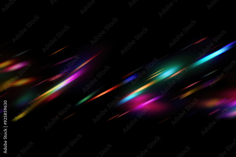 Ilustración de Stock Kaleidoscopic Light Streams Overlays - High-Resolution Overlays Featuring ...