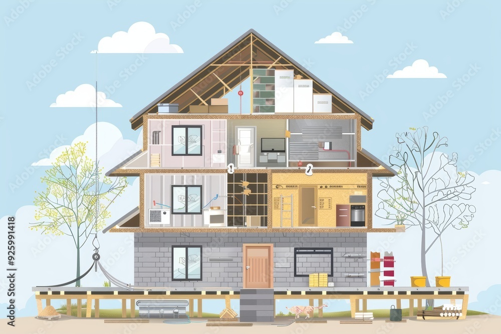 Comprehensive Infographic on Building Insulation Materials and ...