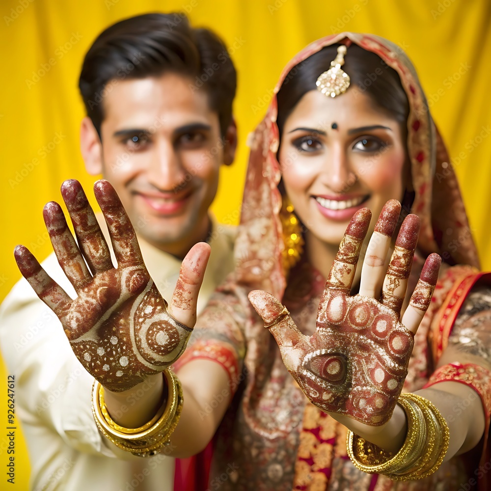 Turmeric Paste for Haldi Ceremony Indian Hindu Wedding Ritual Stock ...