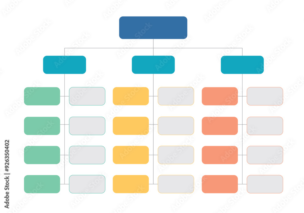 Infographic, Flowchart, Workflow, diagram, organization chart, vector ...