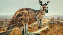 Crouching Kangaroo Free Stock Photo - Public Domain Pictures