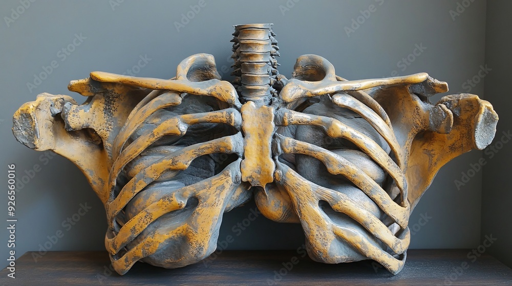 3D Human Thoracic Cavity Anatomy: A high-quality 3D model of the ...