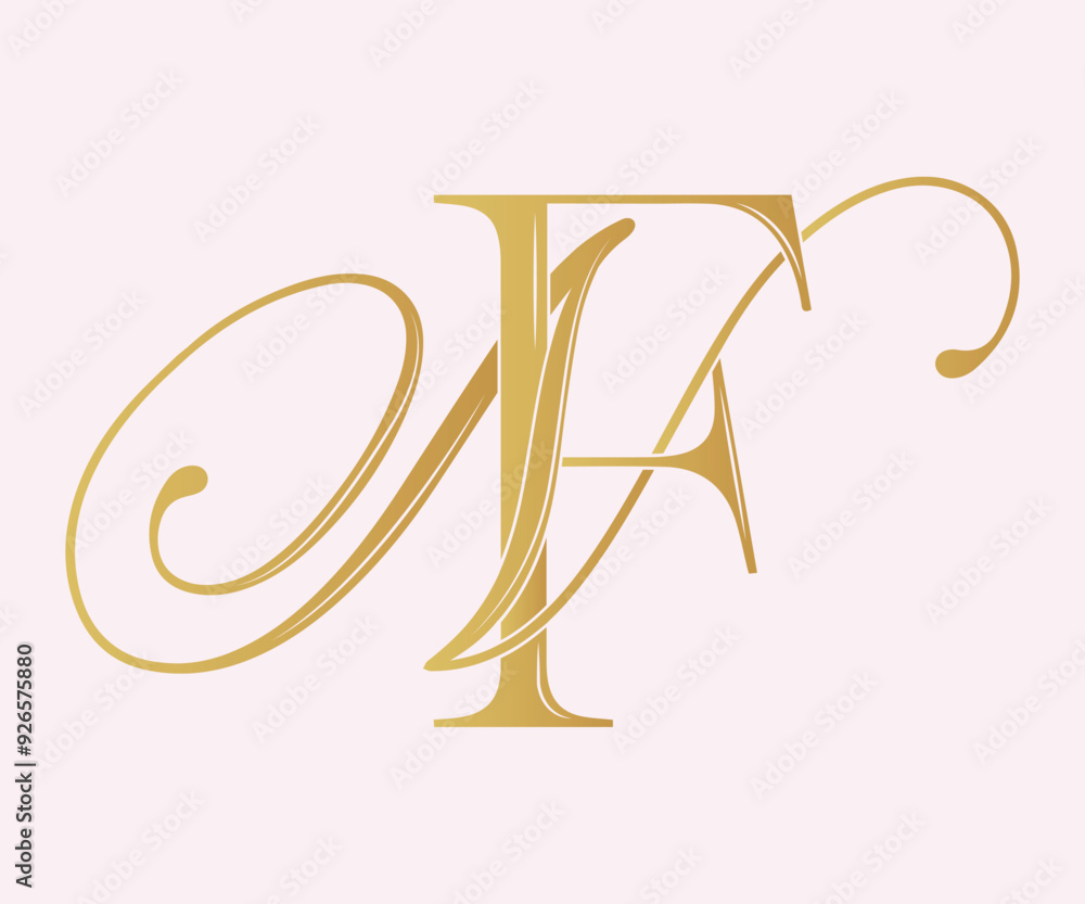 เวกเตอร์ Stock NF,FN, logo NF, Letter NF,monogram NF, vector, logo ...