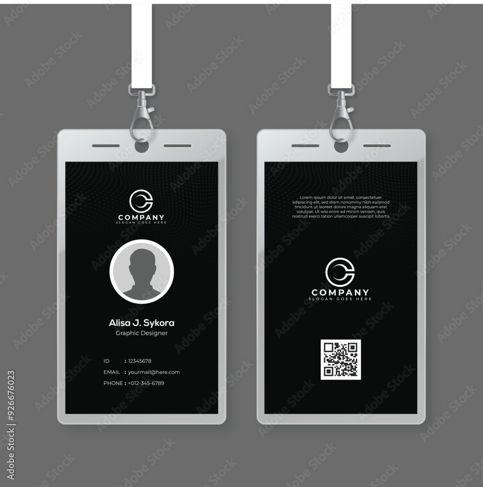 corporate id card design template, corporate id card template, best id ...