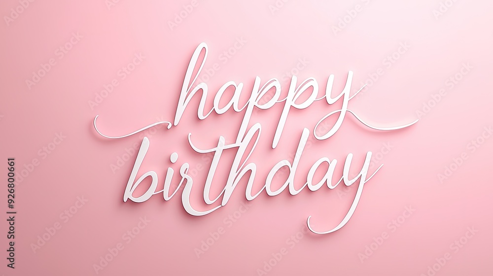 Happy Birthday Background Design Inspiration Stock Illustration | Adobe ...