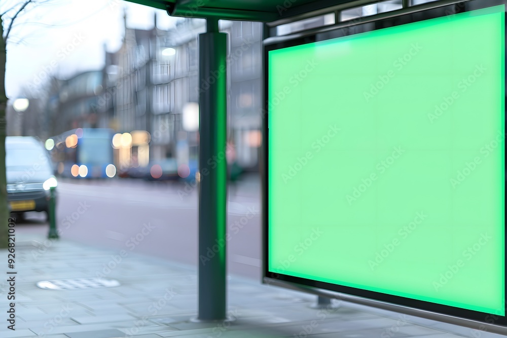 professional Green Screen Chroma Key Marketing Advertisement Billboard ...