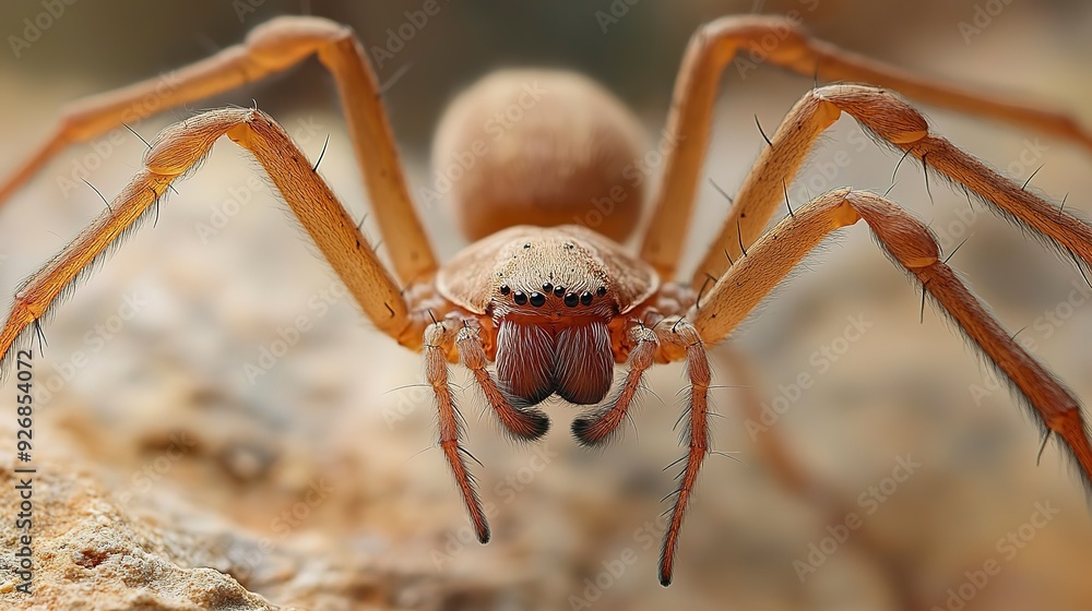 Brown recluse spider Loxosceles reclusa Stock Photo | Adobe Stock