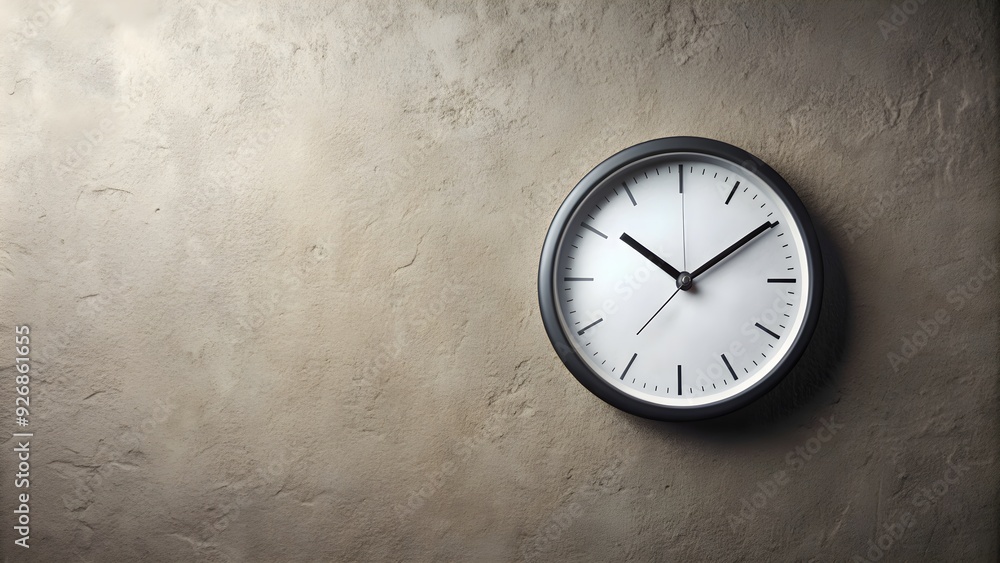 Clock on the wall showing the time of 1010 , time, clock, wall ...
