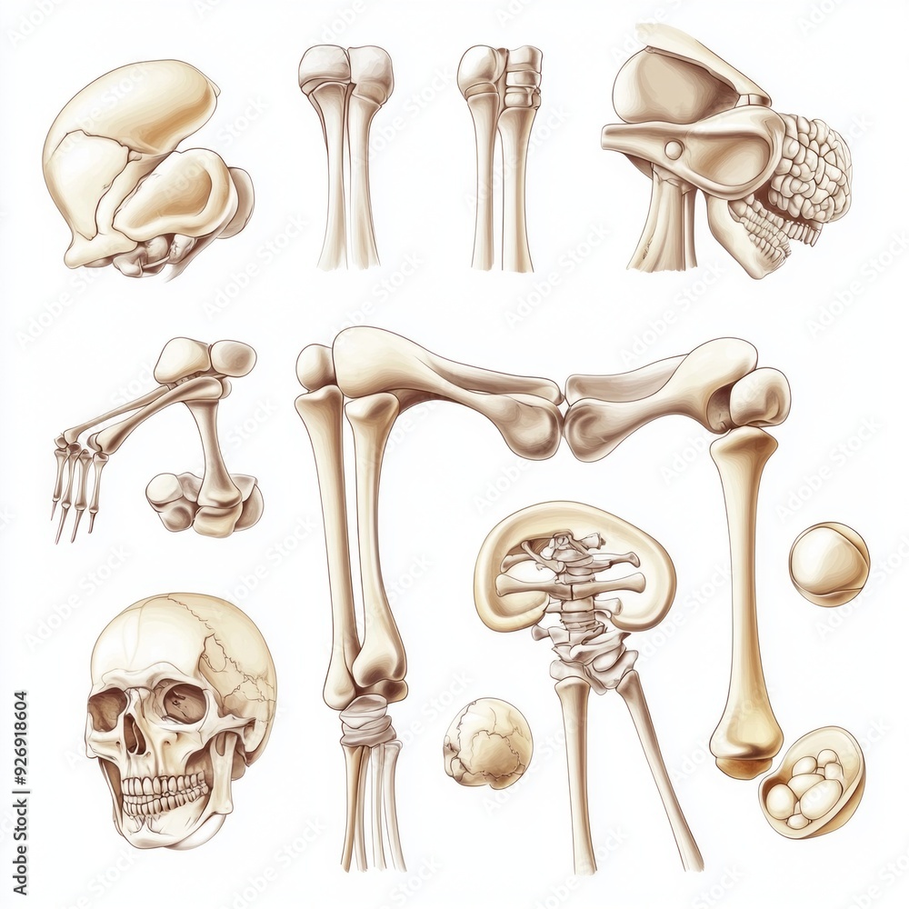 Human Joint Anatomy: Types, Structure, and Function Stock Illustration ...
