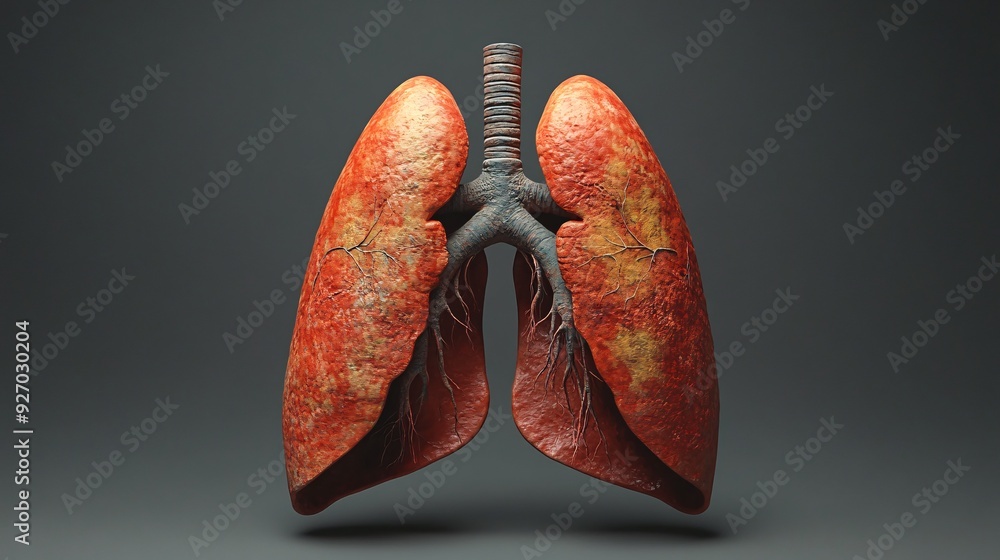 Detailed 3D Human Lung Anatomy: A hyper-realistic 3D model of the human ...