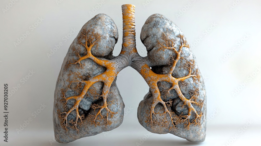 Detailed 3D Human Lung Anatomy: A hyper-realistic 3D model of the human ...