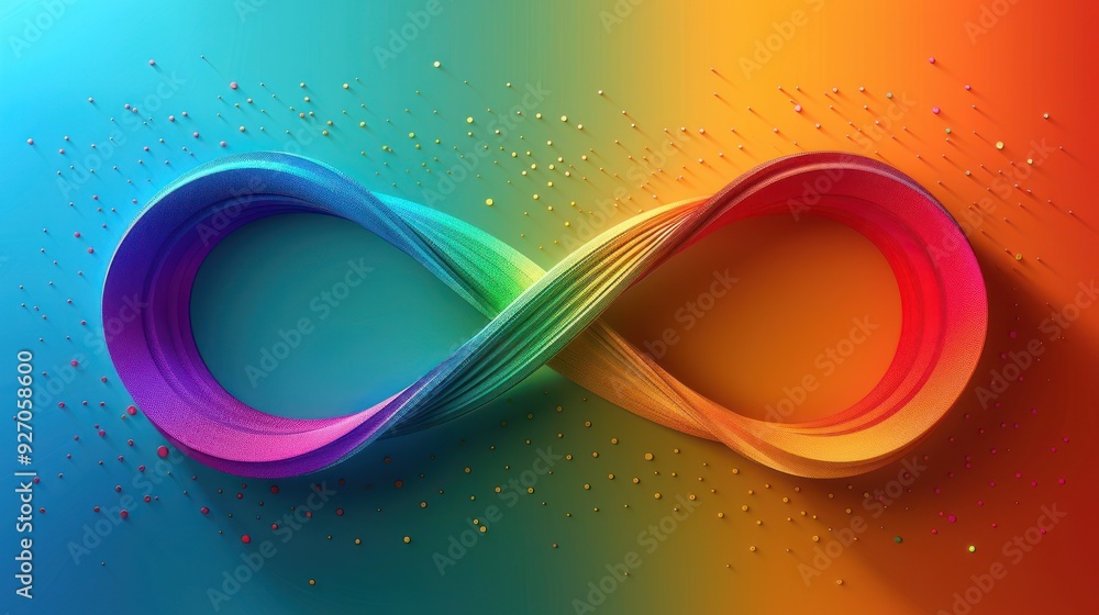 Infinite Colors of Autism: World Autism Awareness Day Background ...