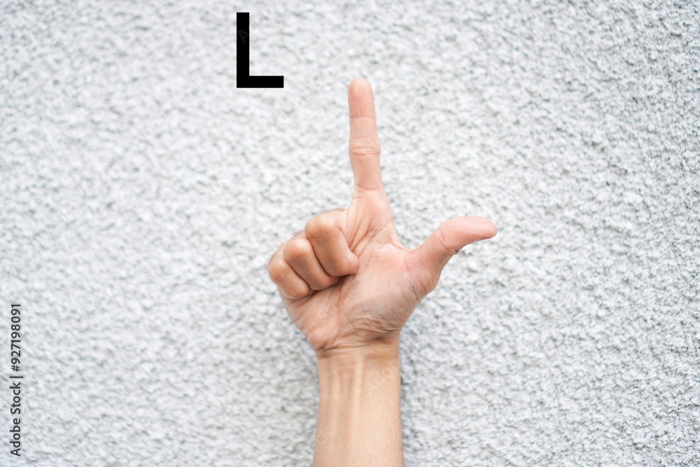 Sign language the alphabet, American Sign Language ASL. Finger spelling ...